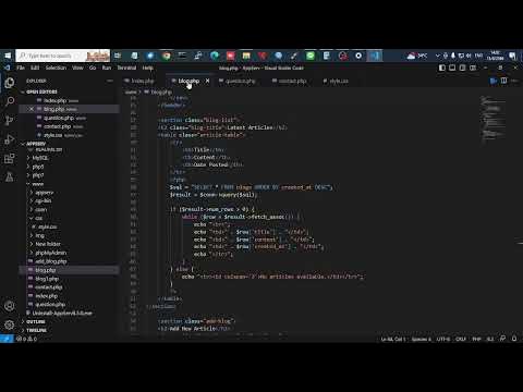 การใช้ Chat GPT ช่วยการเขียน code html และ php mysql , Chat GPT Help Create code - YouTube