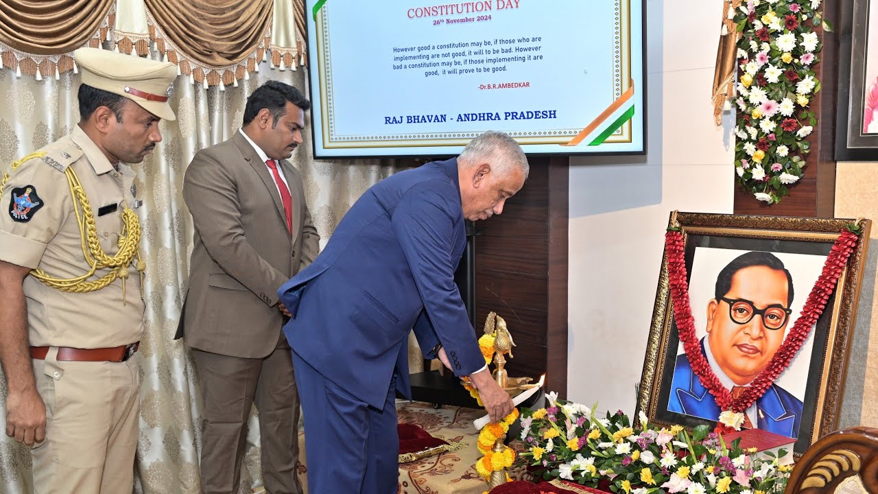 75th National Constitution Day celebrated at Raj Bhavan on Tuesday ...