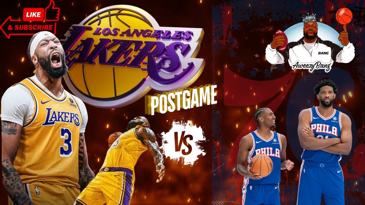 *REACTION* LAKERS VS SIXERS POSTGAME - YouTube