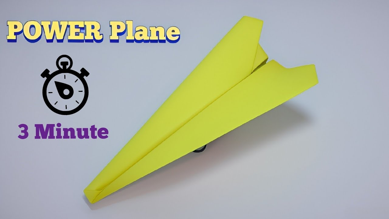 How To Make The WORLD RECORD PAPER AIRPLANE for Distance | Paper Plane ...