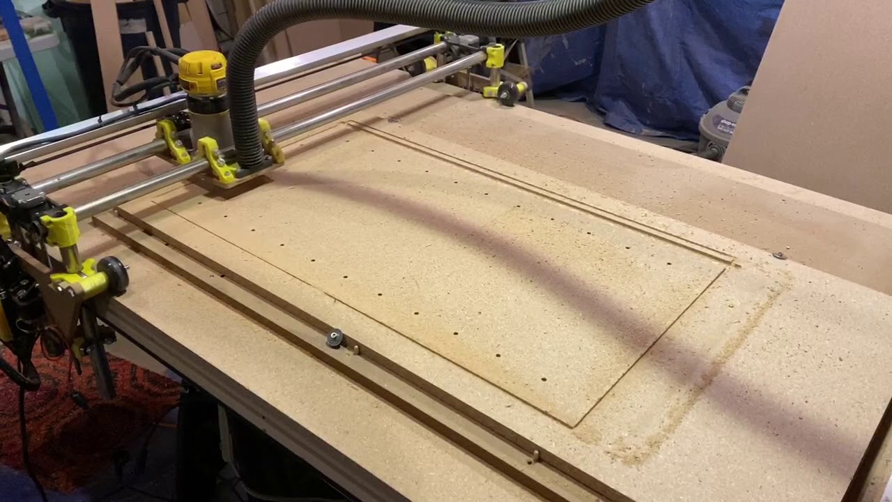 Cutting A Custom Cabinet on an MPCNC Lowrider 2 CNC - YouTube