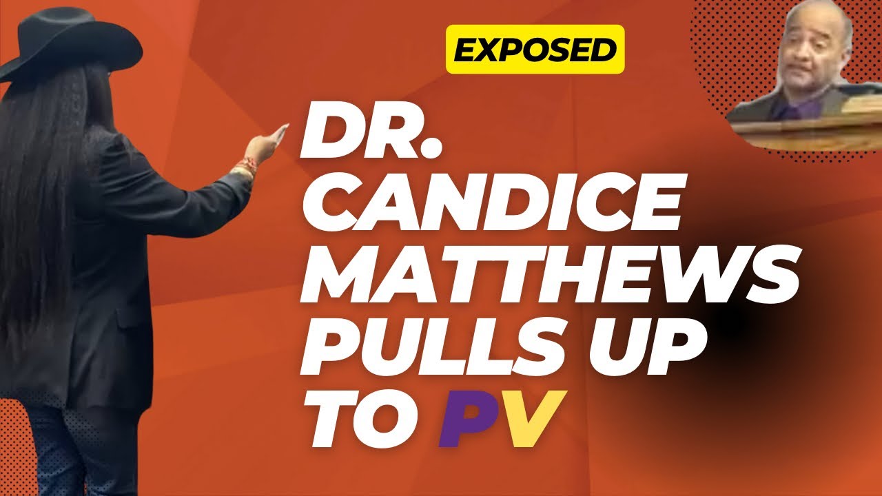 Dr. Candice Matthews WITH RECEIPTS on City Councilman and Former PV ...