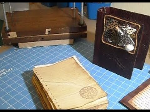 Part 1: Double Fan Binding & DIY Bookpress - YouTube