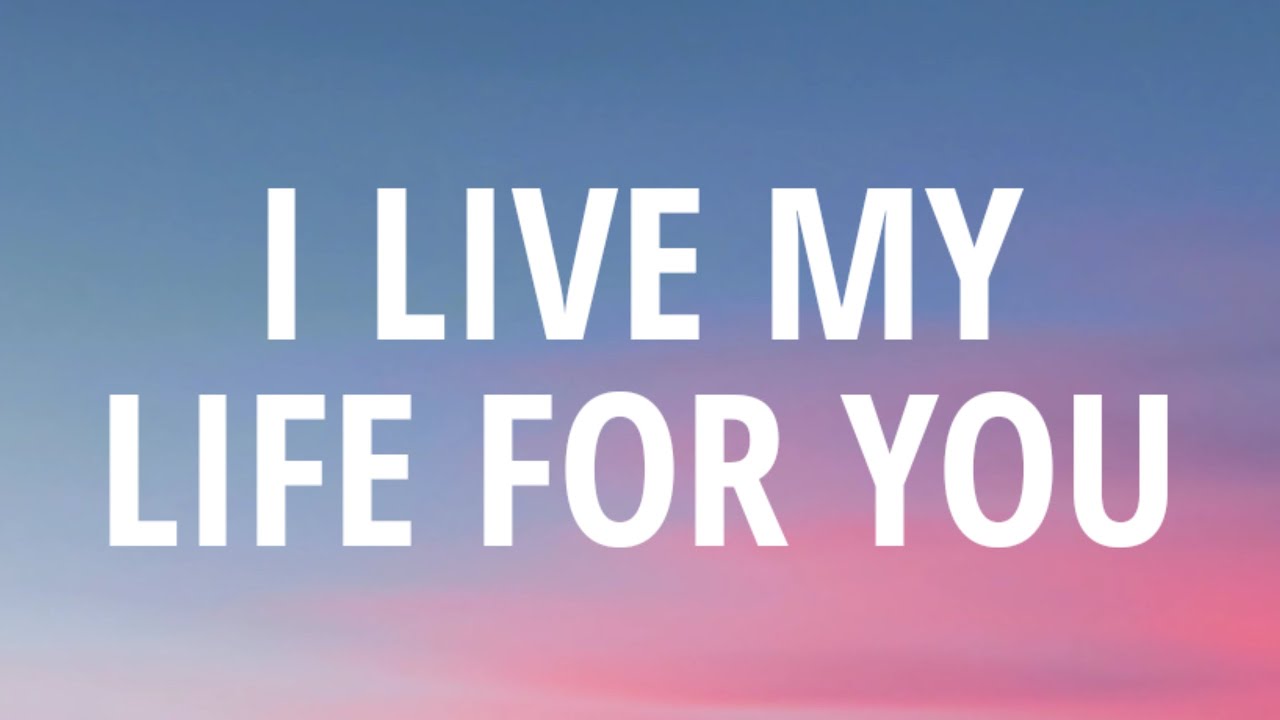 Firehouse - I Live My Life For You (Lyrics) - YouTube