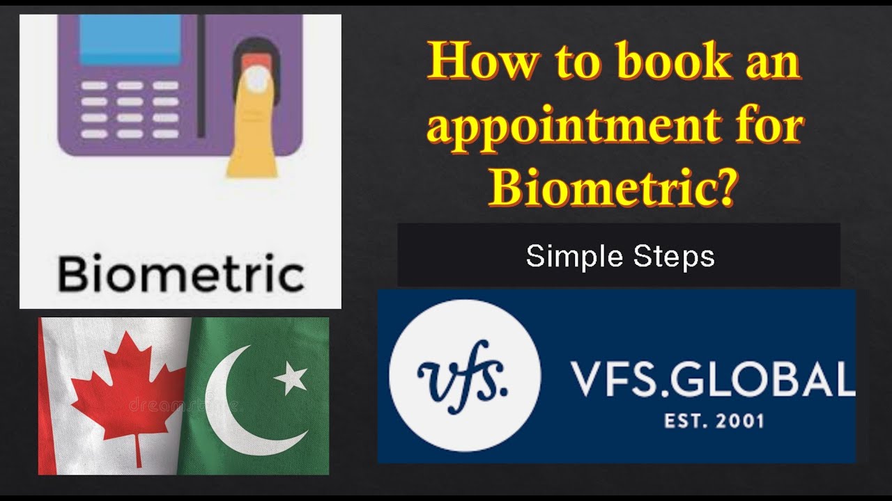 How to book an appointment for Biometric | VFS Global | Simple Steps ...