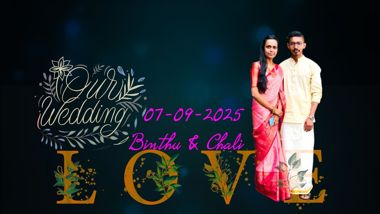 Binthu wed's Chali - YouTube