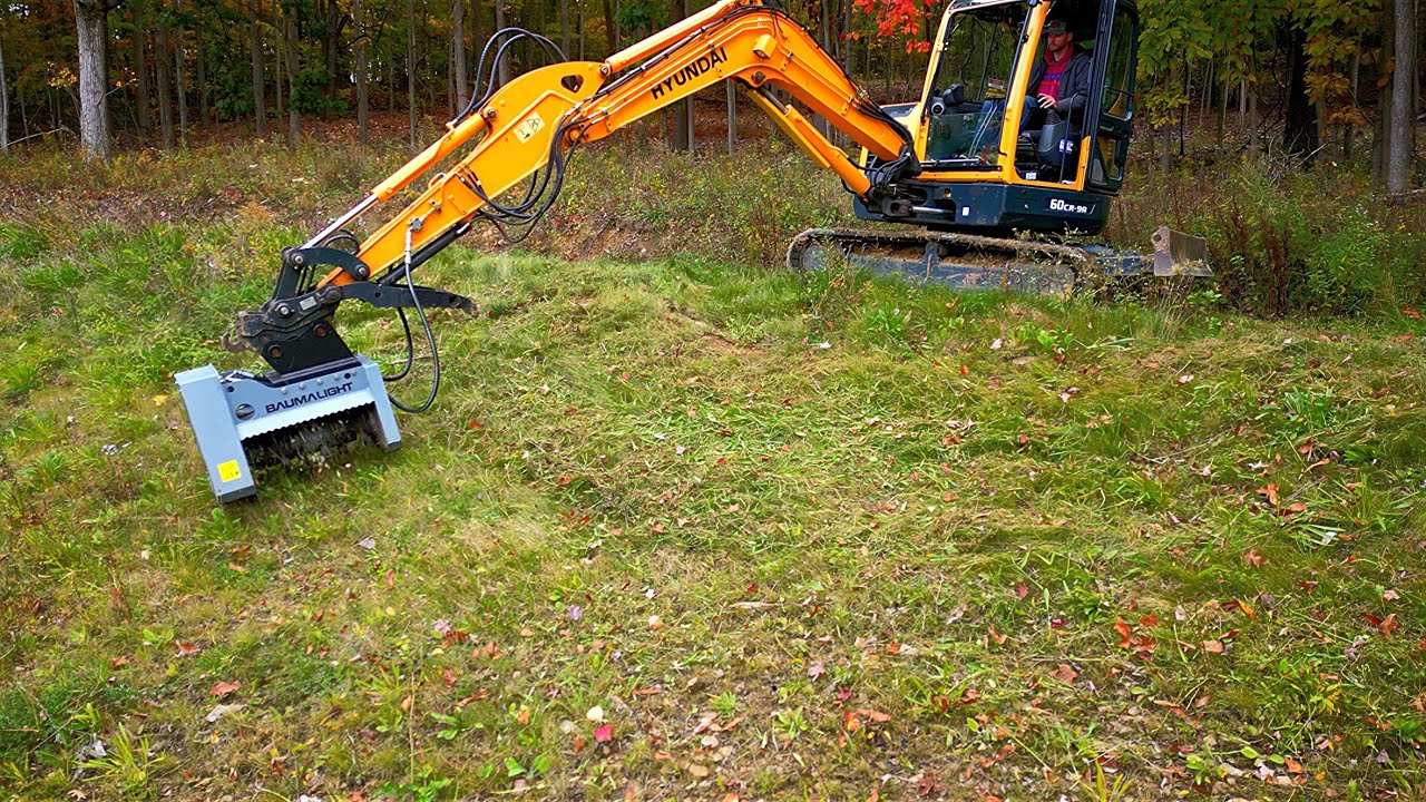 Mowing STEEP Banks - YouTube