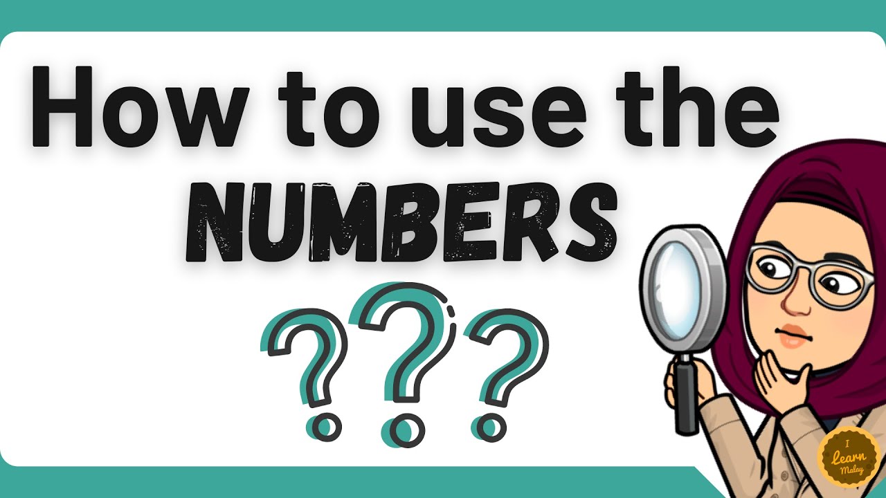 How to Use Numbers in Malay | Spoken Malay for Daily Life - YouTube