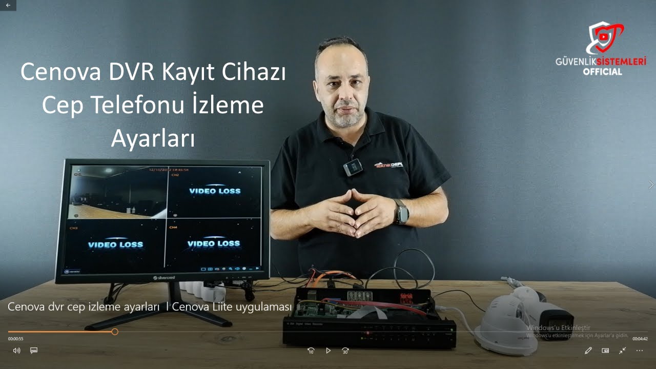 Cenova dvr cep izleme ayarları l Cenova Liite uygulaması - YouTube