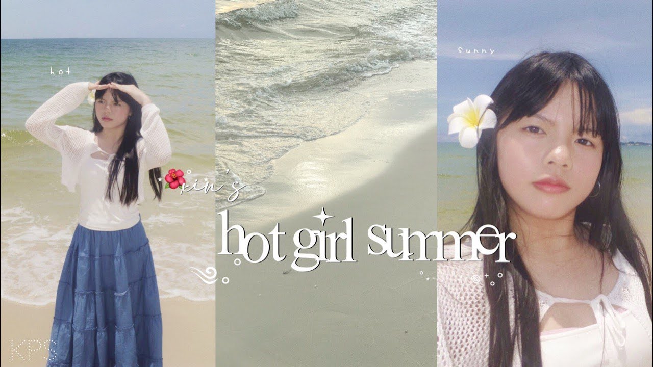 SUMMER vacay 🌺° តោះទៅ KPS !! beach episode, GRWMs, ootd, healing - YouTube