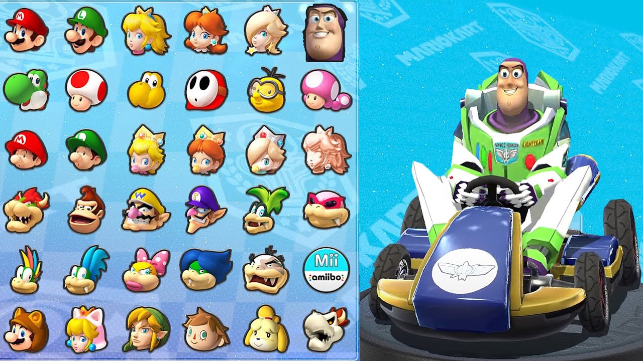 What if you play Buzz Lightyear in Mario Kart 8 Deluxe (Mushroom Cup ...