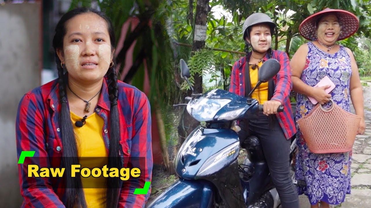 ဆိုင်ကယ်ကယ်ရီ ဆွဲနေတဲ့ မြန်မာစာဘာသာ ဘွဲ့ရ အမျိုးသမီး Youtube