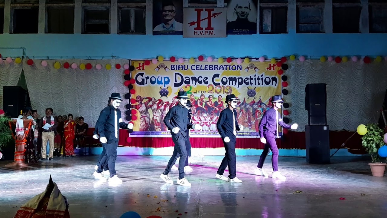 Zombbie dance group..Bihu celebration in HVPM College Maharashtra by ...