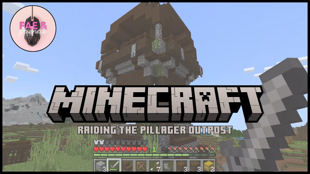 Minecraft | Raiding the Pillager Outpost - YouTube