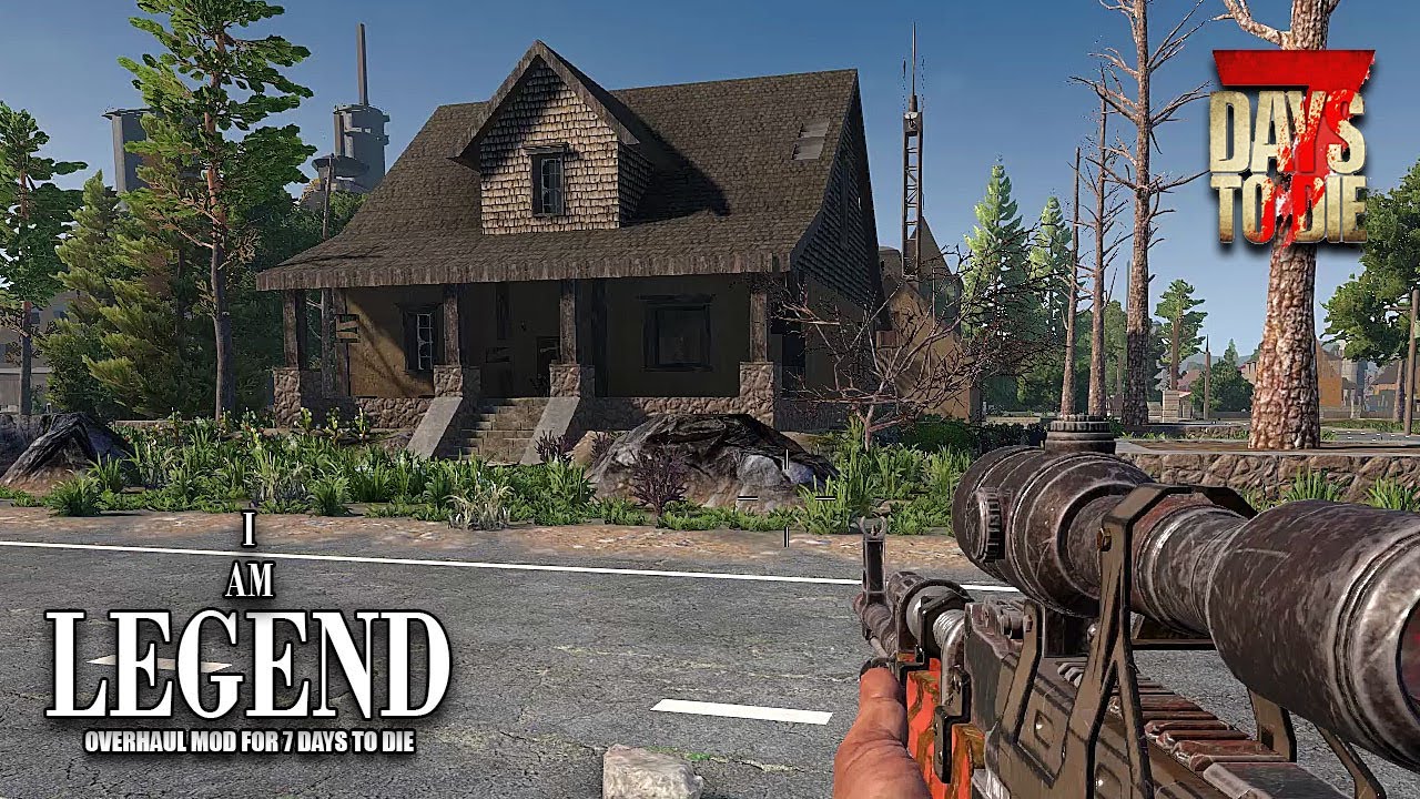 I AM LEGEND mod | Massive Doomsday Bunker | 7 Days to Die | S10 EP27 ...