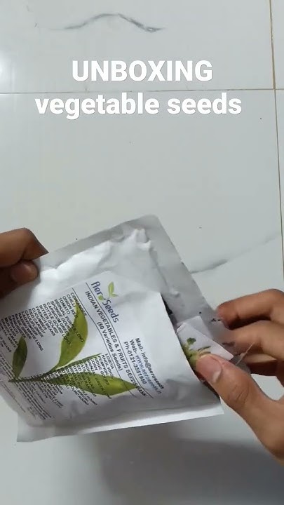 UNBOXING 50 TYPES OF VEGETABLE SEEDS - YouTube
