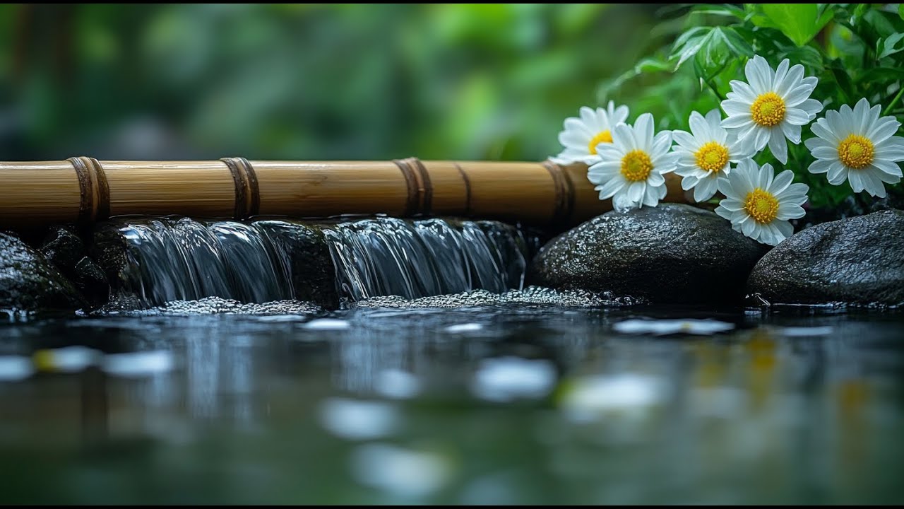💧🌿 RELAXING WATER | The Sound of Gently Flowing Water & Soft Ripples ...