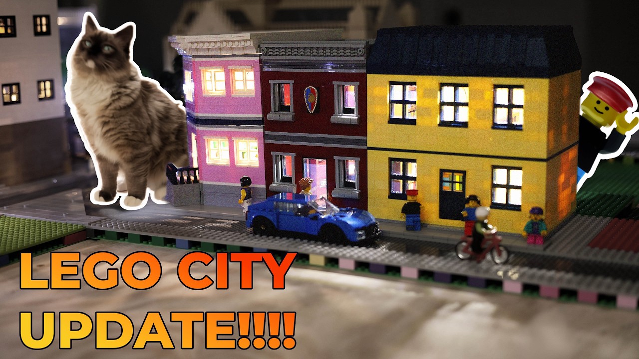 Custom Lego City | Two New MOCs | Layout Ideas | Kitten Invasion ...