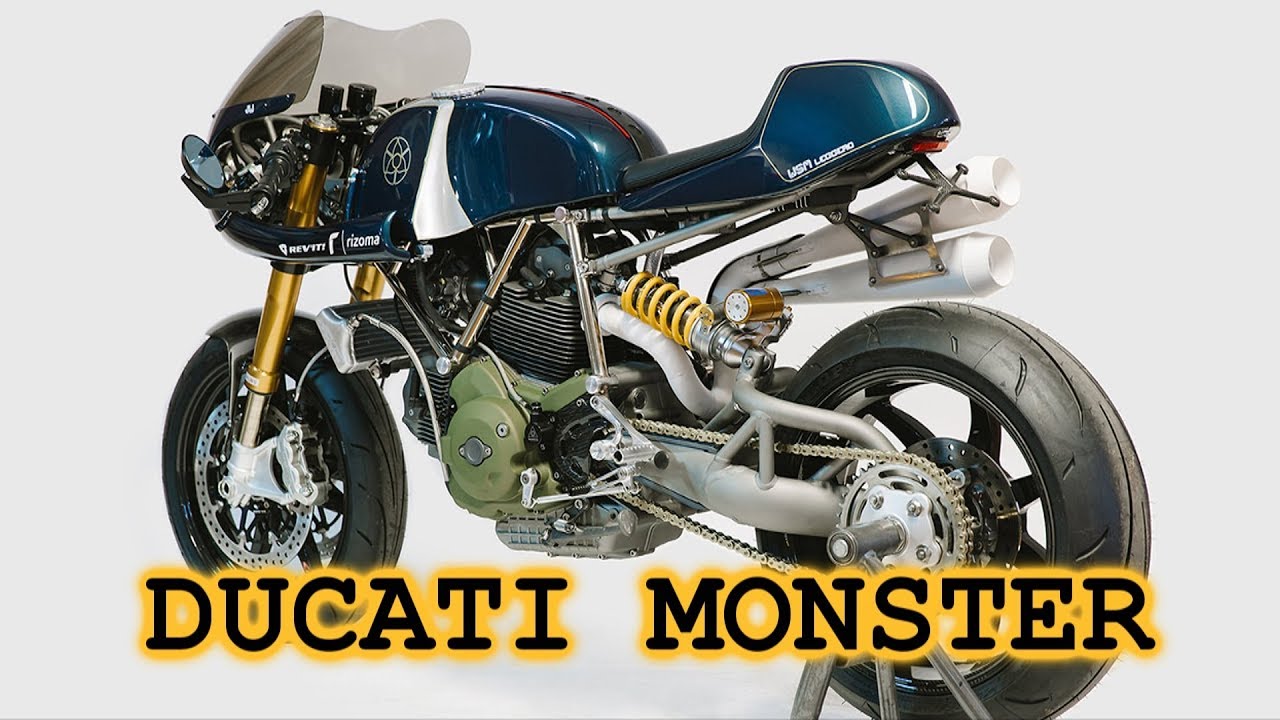 DUCATI Monster 1100 Cafe Racer - YouTube