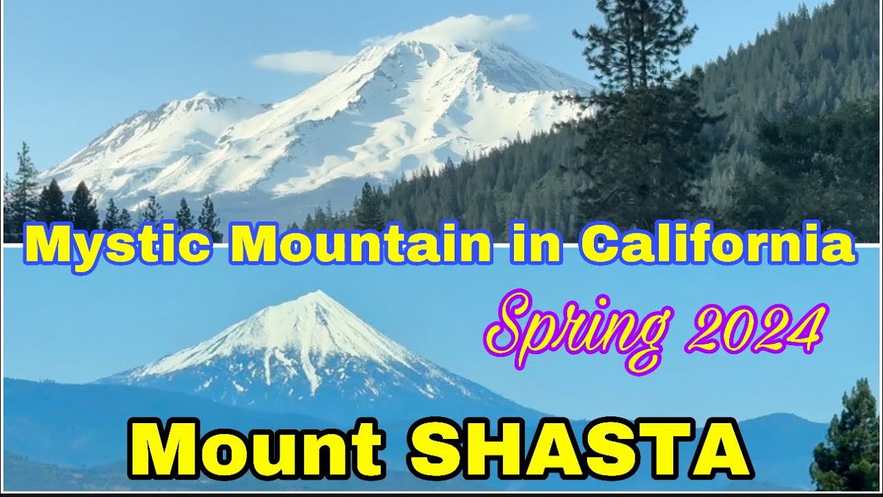 MOUNT SHASTA! Best view driving CALIFORNIA-OREGON on Interstate 5 - YouTube