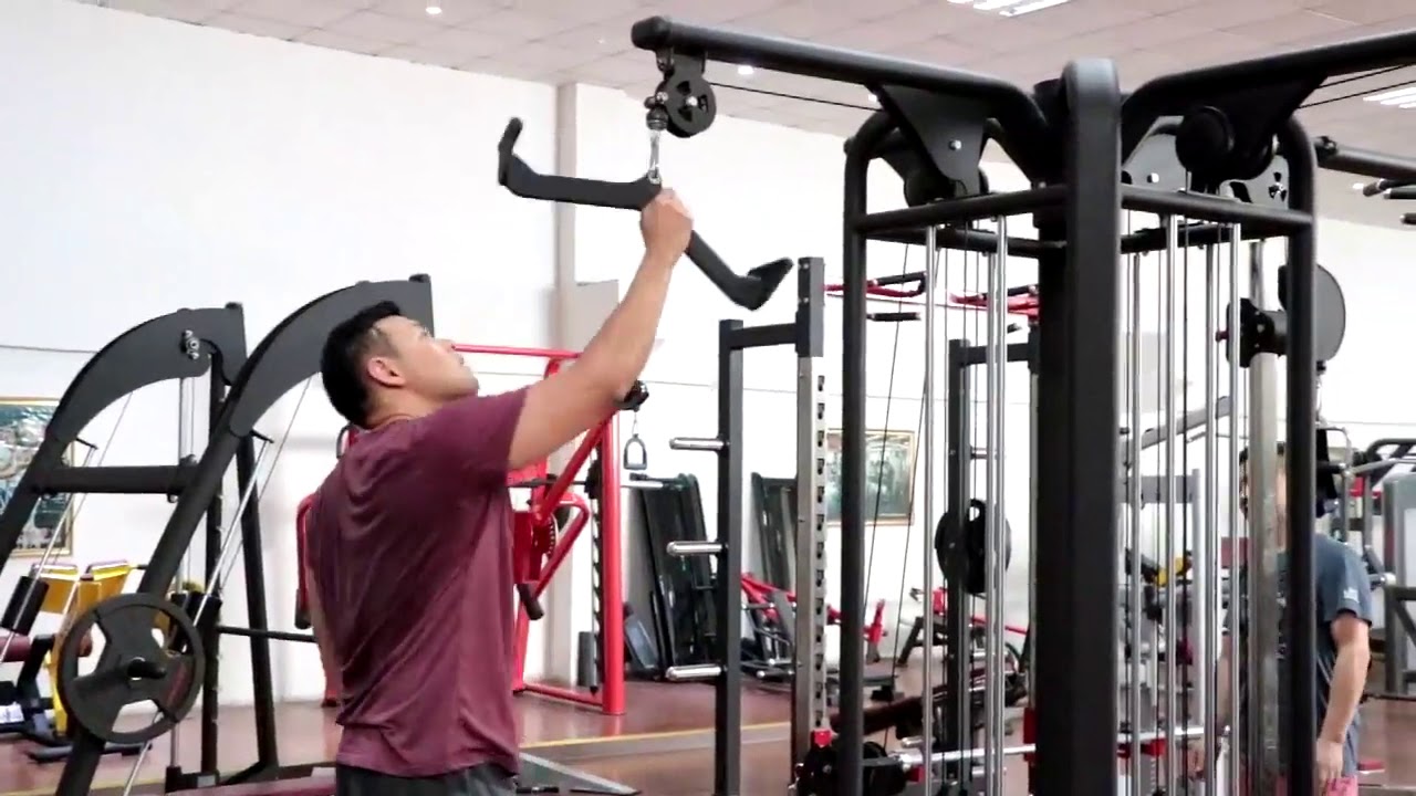 LJ-5905B Multi-jungle 5-station machine - YouTube