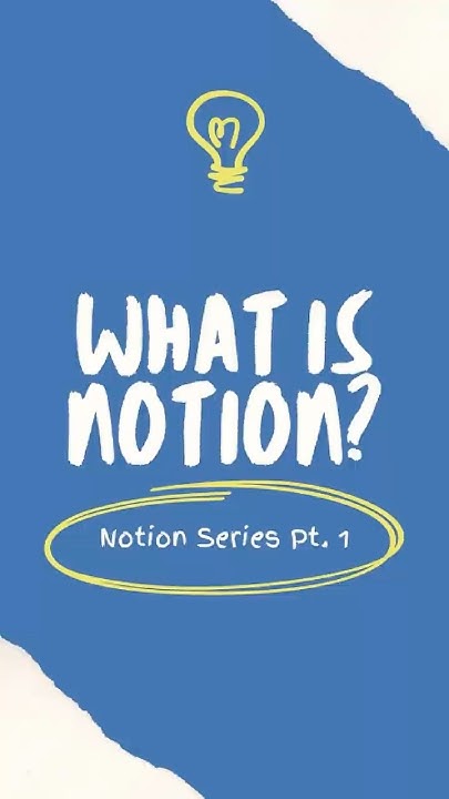 What is Notion? #notiontutorial #notiontips #notionapp #howtonotion #notionautomation - YouTube