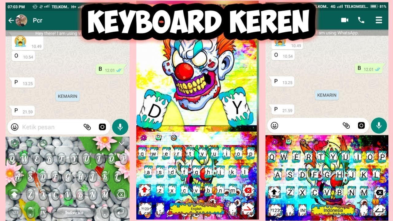 Cara mengganti tema keyboard di semua Android - YouTube