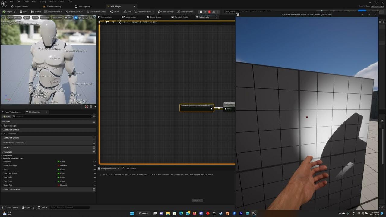 Unreal Engine 5 || Horror Game Part 20 || Aim-Offset Using Modify Bones - YouTube