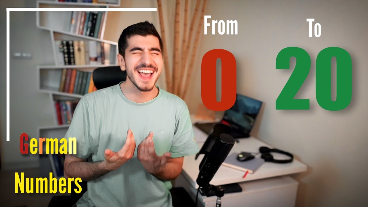 How to learn German numbers 0 - 20 (Pronunciation, Spelling, Laughter ...