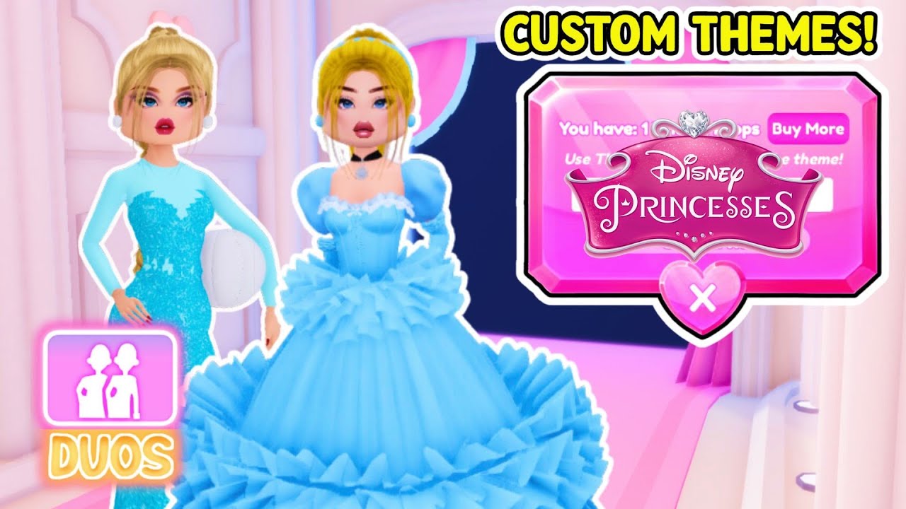 DISNEY PRINCESS CHALLENGE IN DRESS TO IMPRESS with @IBella - YouTube