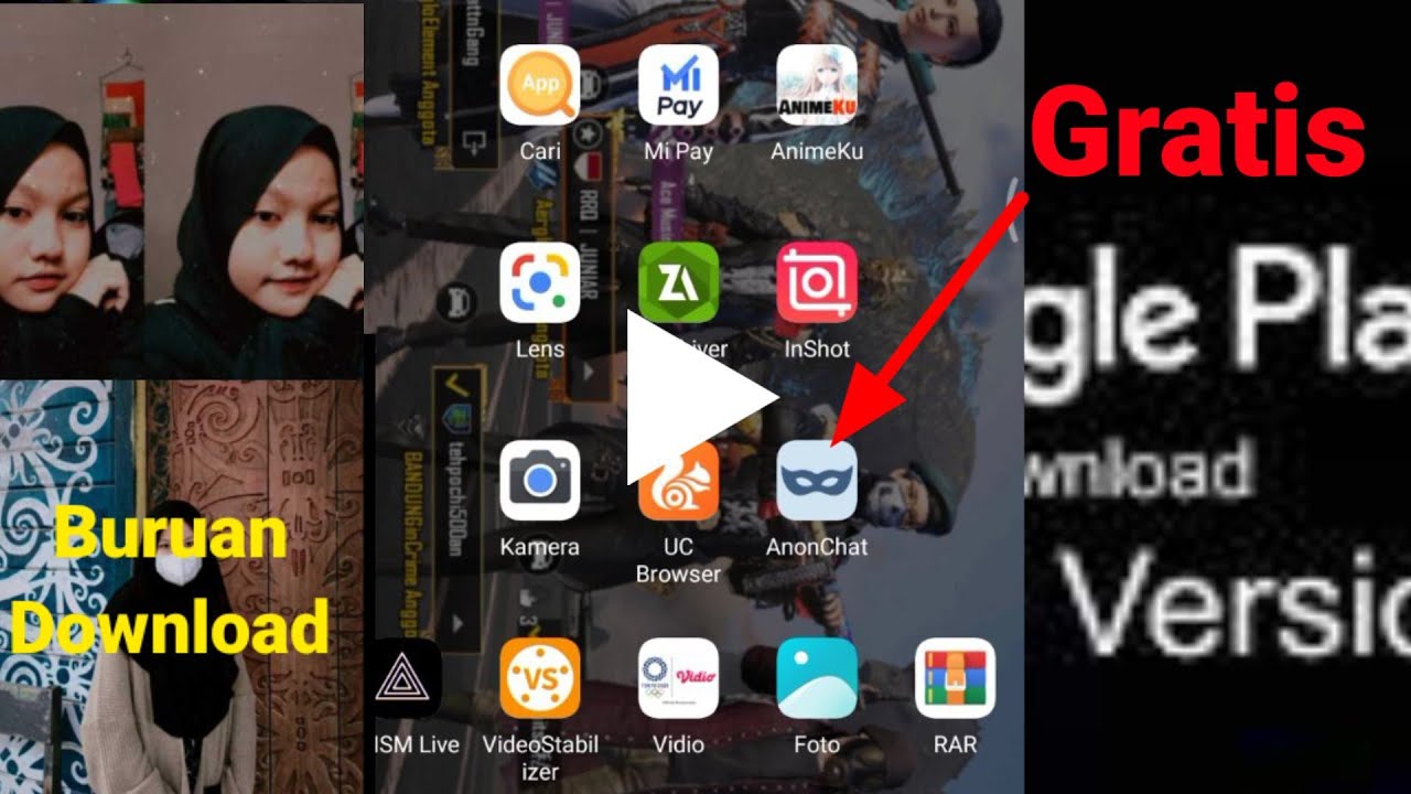 Review aplikasi || Anon chat - YouTube