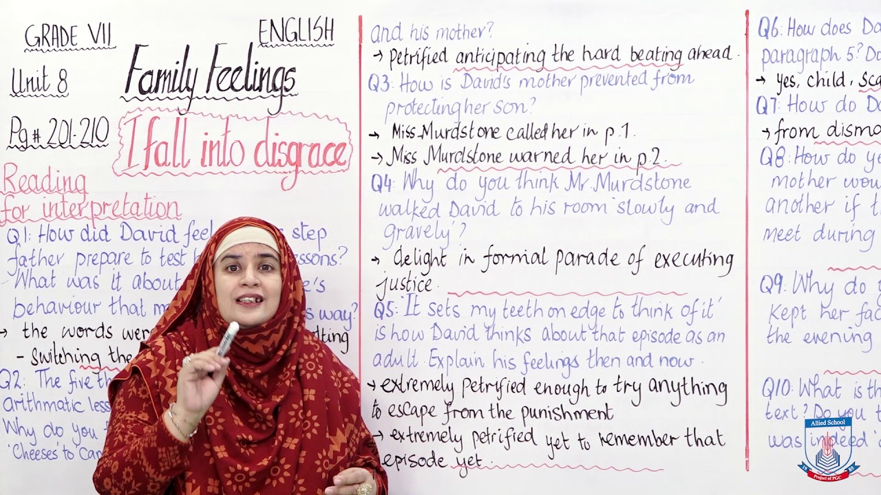 Class 7 English Unit 8 Lecture 27 I Fall Into Disgrace Allied class-7-english-unit-8-lecture-27-i-fall-into-disgrace-allied