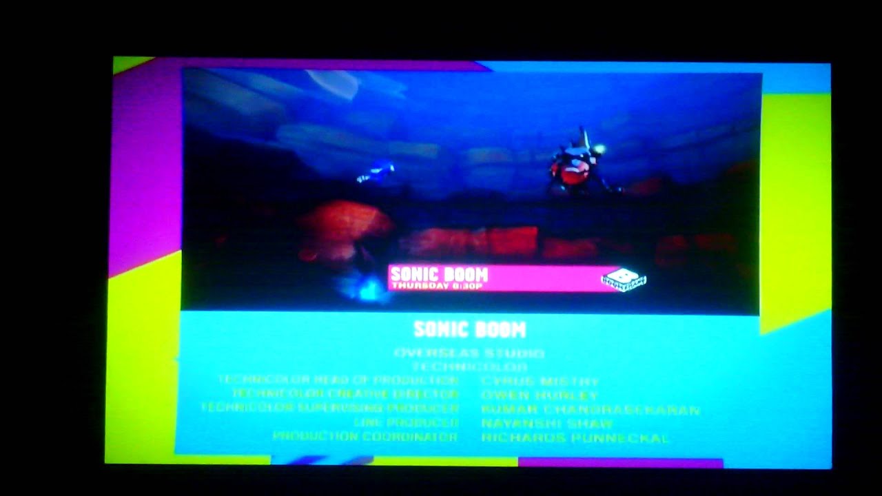 Boomerang Sonic Boom Blue Credits Promo 2015 - YouTube