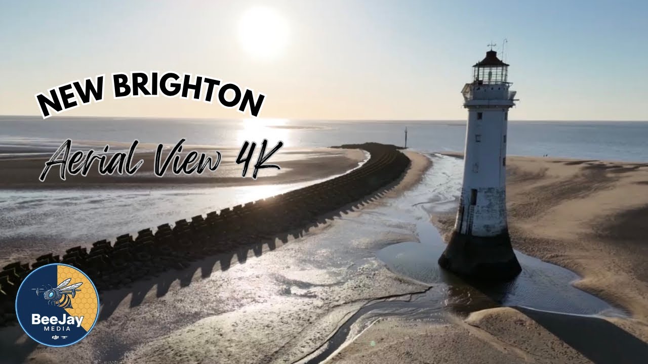 4K Drone footage - New Brighton, UK - Beautiful Sunset!! - YouTube