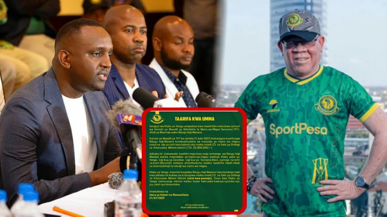 SIKILIZA ALICHOKISEMA RAIS WA YANGA HERSI SAID JUU YA KESI YA MANARA ...