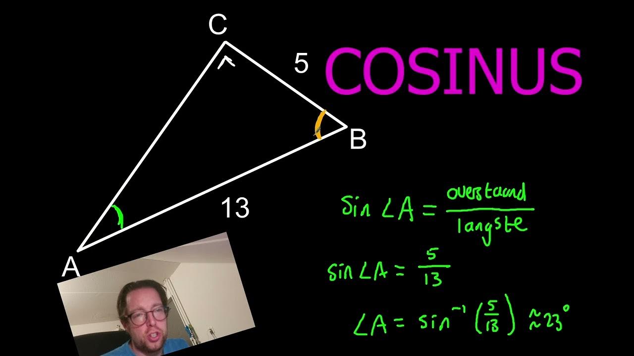Sinus en cosinus (met SOSCOSTOA of SOLCALTOA) - YouTube