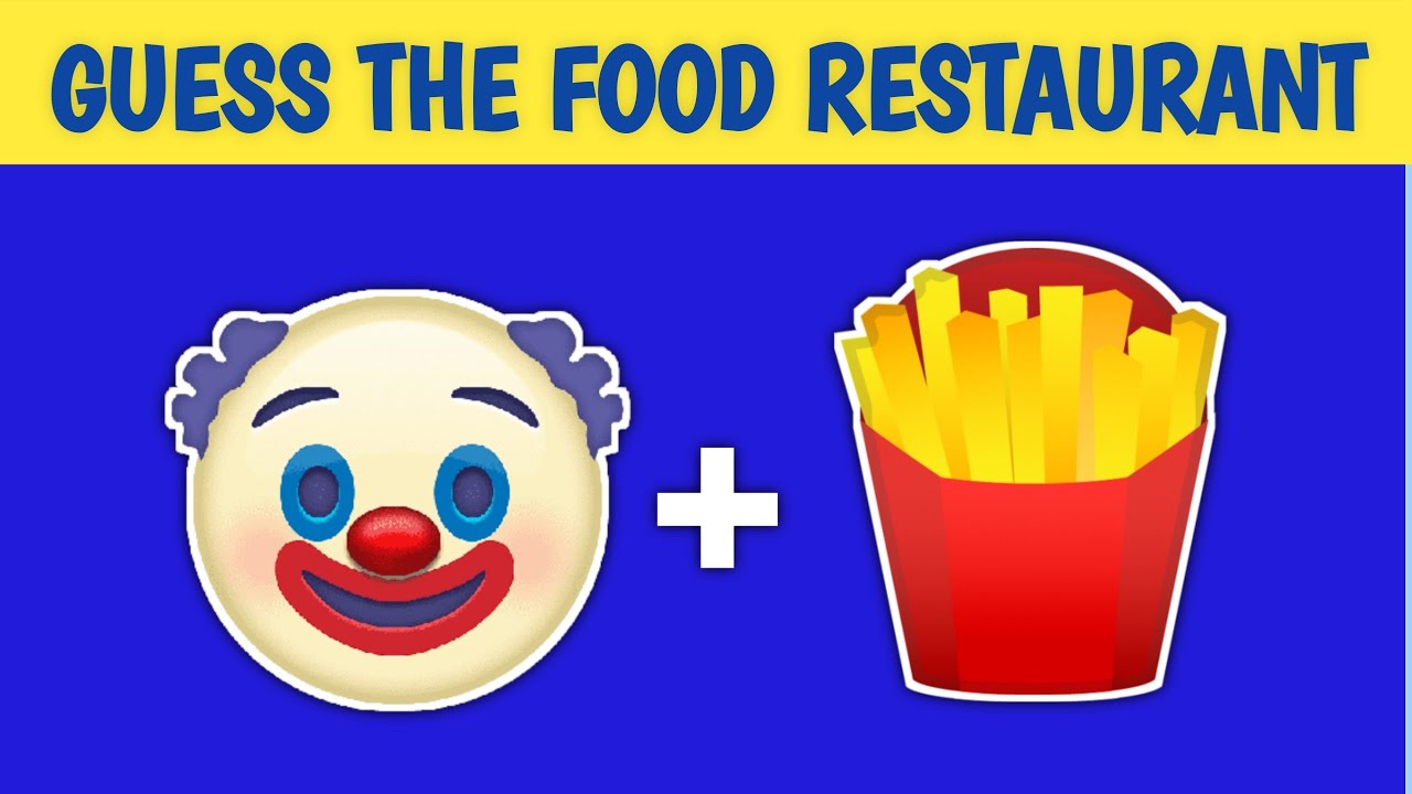 Guess The Fast Food Restaurant By Emojis | Guess The Fast Food Place By ...