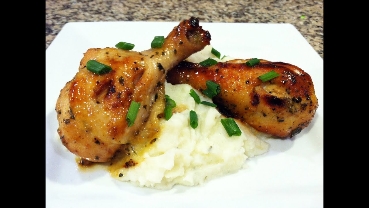 pollo con mostaza y miel - YouTube