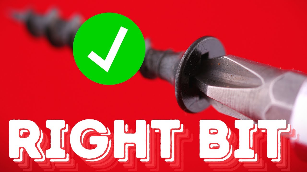 Choosing the Right Bit for Plasterboard Screws - YouTube