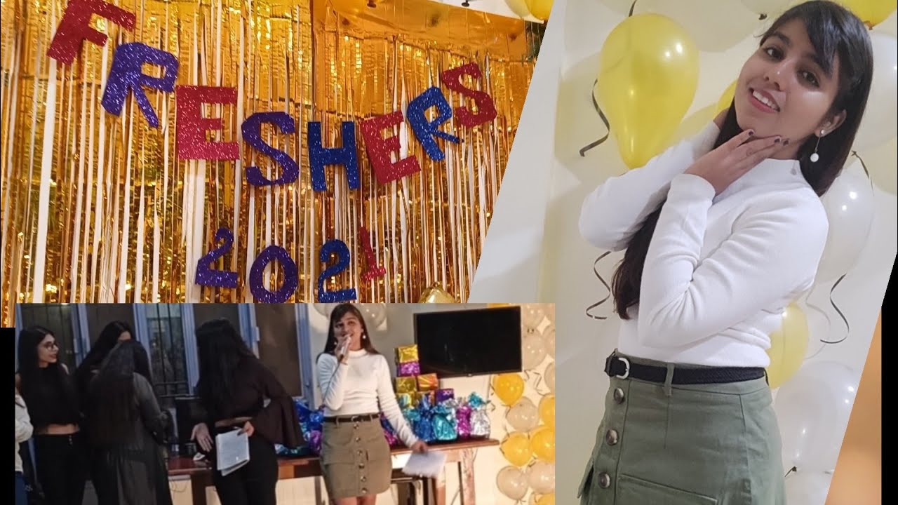 Part-1 Freshers Party at Girls Hostel !! Freshers Party 🥳 !! CSJM ...