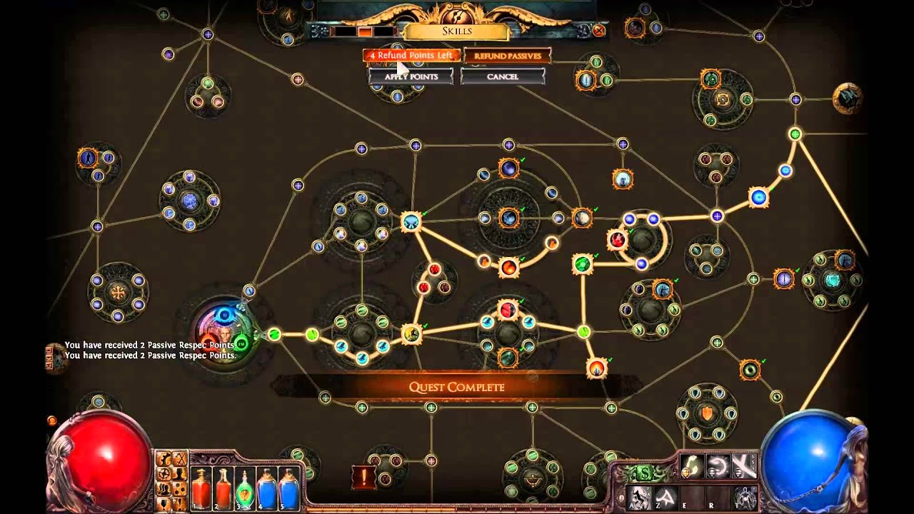 Guide Path Of Exile - Refund Point - YouTube