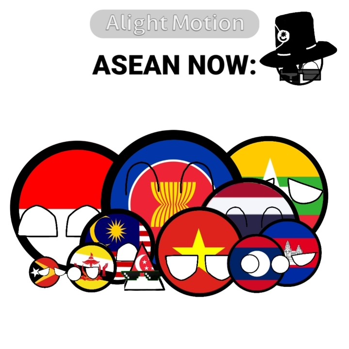 ASEAN NOW AND THEN #countryballs #countryballanimation #past #history ...