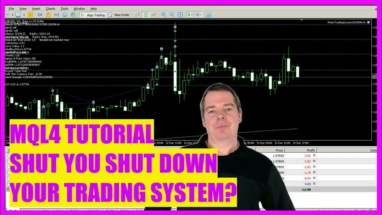 MQL4 TUTORIAL - SHOULD YOU SHUT DOWN YOUR TRADING SYSTEM ? - YouTube