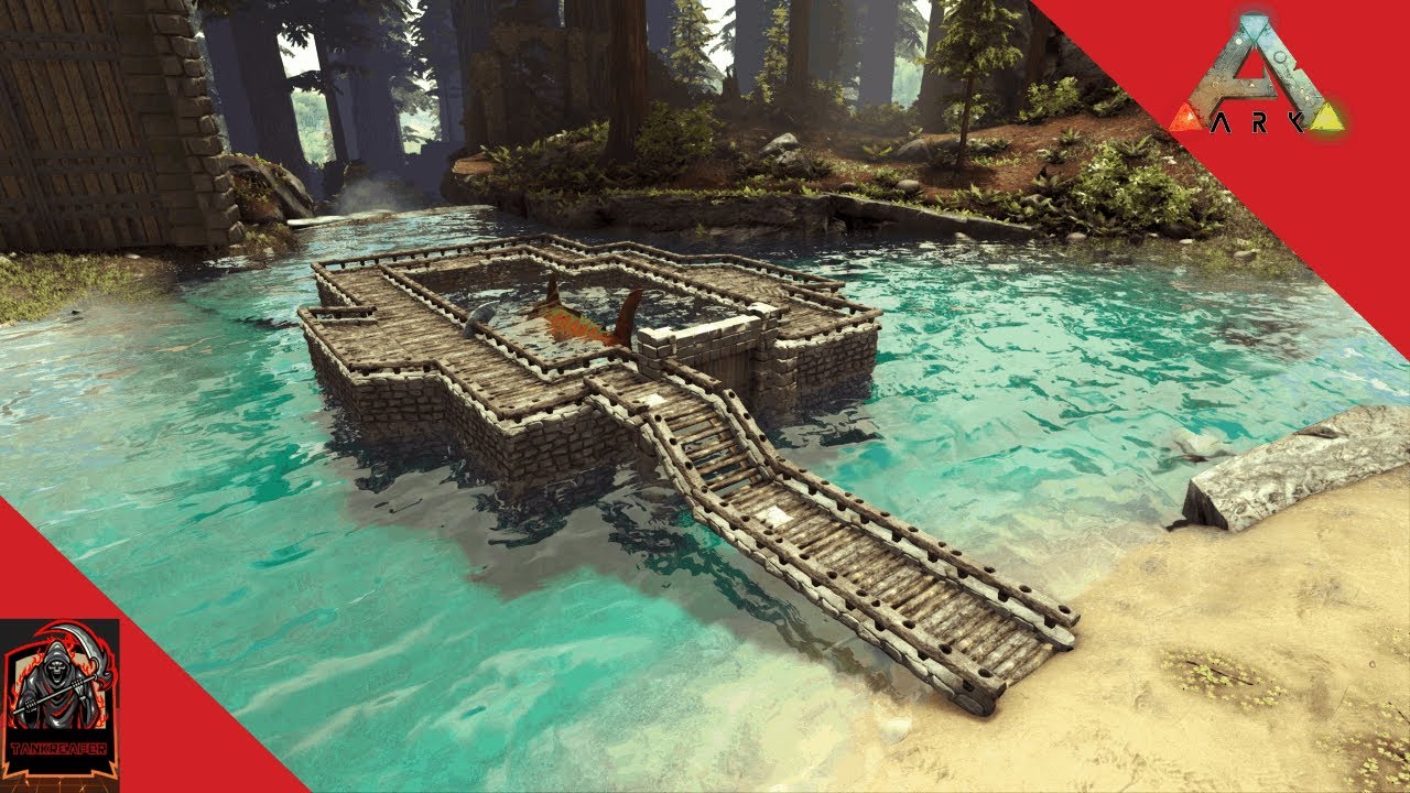 I am Building a Shark pin for my 2 Sharks / ARK The Island E19S7 - YouTube