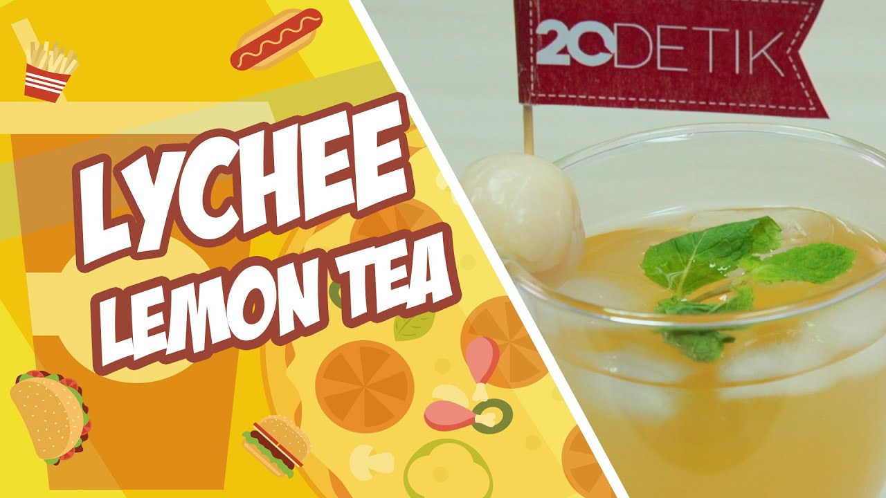 Lychee Lemon Tea Segar! - YouTube