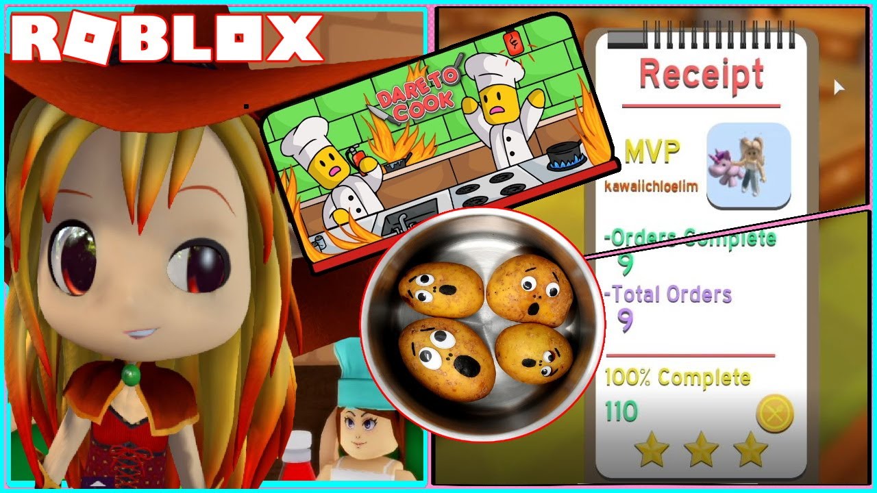 🍳 PERFECT TEAMWORK COOKING and MVP! ROBLOX DARE TO COOK! - YouTube