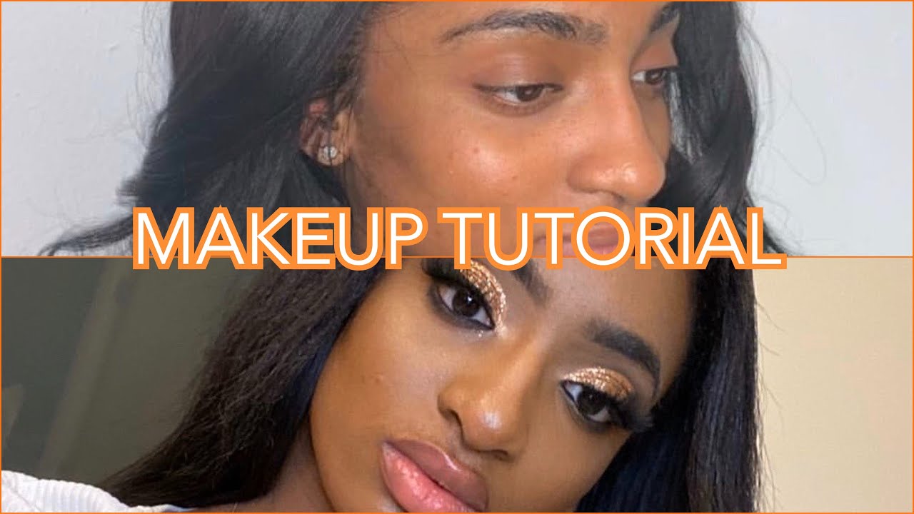 MAKEUP TUTORIAL ON MODEL (DARK SKIN TONE) | Shara Kamal - YouTube