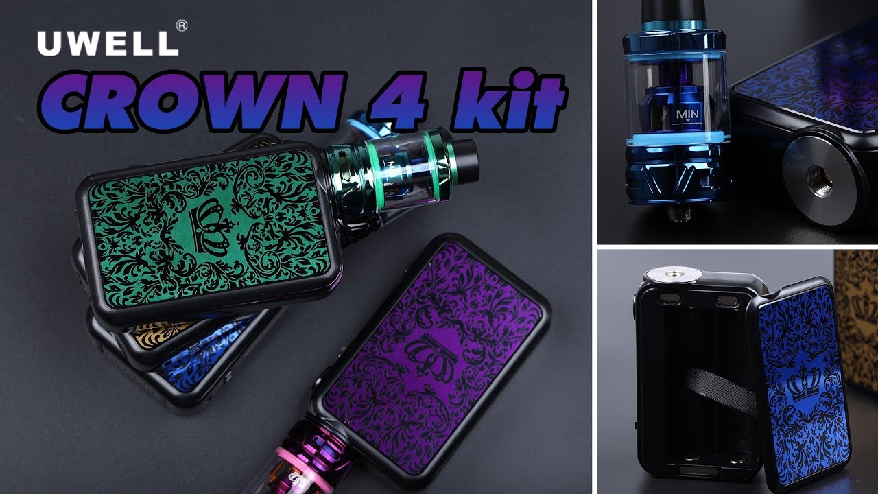 Another Version of Drag??? Uwell Crown IV/4 Kit Unboxing | Elegomall ...