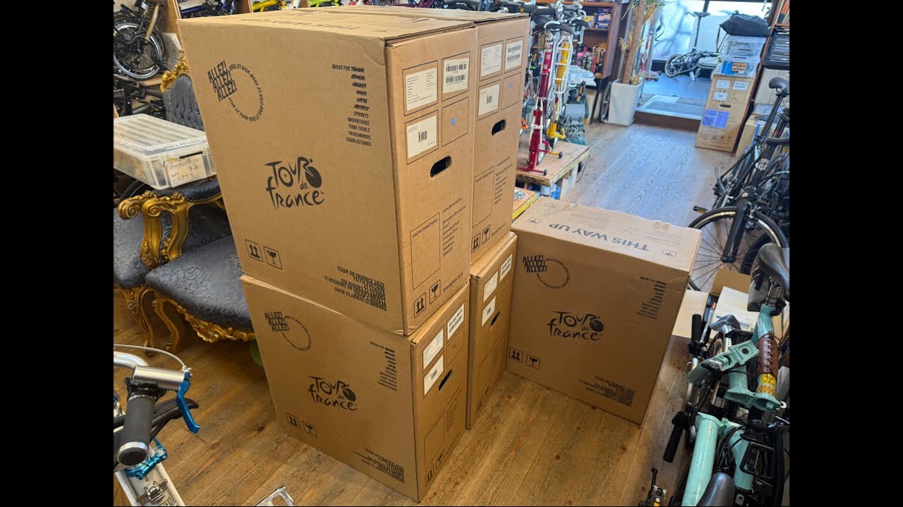 Brompton × Tour de France →Unboxing Live Streaming - YouTube