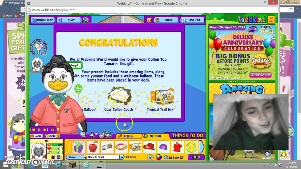 Webkinz - ANGER MS.BIRDY :( - YouTube